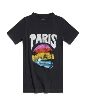 Balenciaga Graphic Printed Crewneck T-shirt