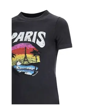 Balenciaga Graphic Printed Crewneck T-shirt