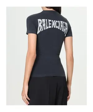 Balenciaga Graphic Printed Crewneck T-shirt