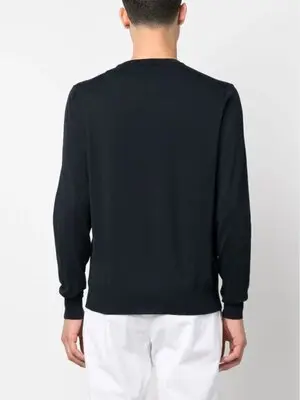 BALLANTYNE Crewneck Knitted Jumper - Black