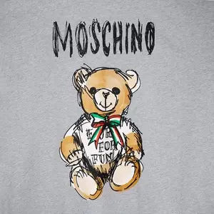 Moschino Teddy Bear Print Cotton T-shirt