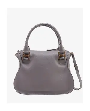 Chloé Marcie Foldover Tote Bag - Gray