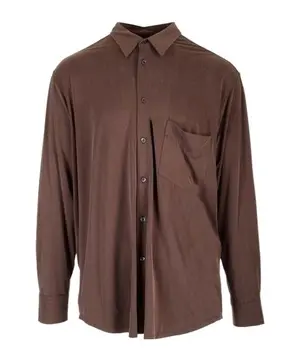 MAGLIANO Braided-strap Detailed Spread Collared Shirt