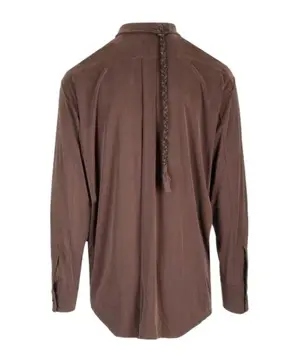 MAGLIANO Braided-strap Detailed Spread Collared Shirt