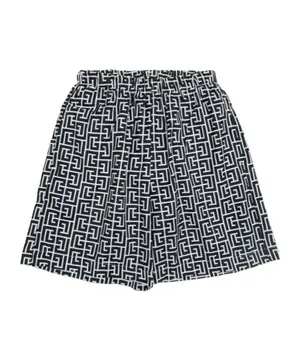 Balmain Printed Pb Monogram Swim Shorts