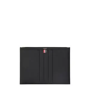 Thom Browne Pebbled Document Case - Black