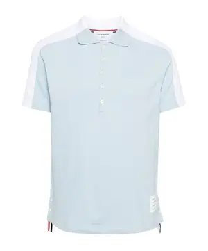Thom Browne Trompe L' Oeil Logo Patch Polo Shirt