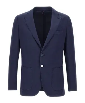 SANTANIELLO Tailored Blazer - Blue