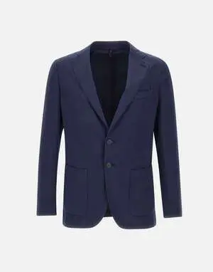 SANTANIELLO Tailored Blazer - Blue