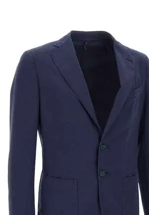 SANTANIELLO Tailored Blazer - Blue