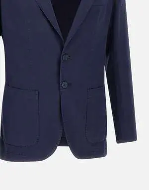 SANTANIELLO Tailored Blazer - Blue