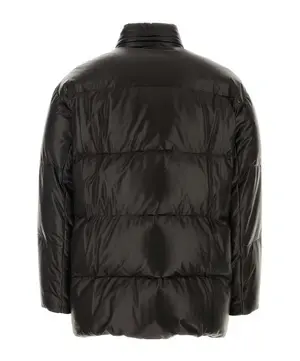 Prada Zip-up Down Jacket - Black
