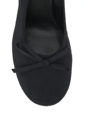 Balenciaga Leopold Pumps With Bow Detailing