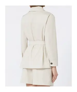 Max Mara Cotton Shirt With Belt Detail