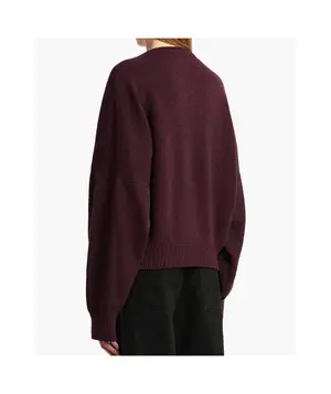 Khaite Wolfe V-neck Cashmere Pullover - Plum