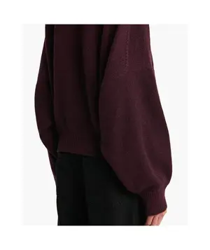Khaite Wolfe V-neck Cashmere Pullover - Plum