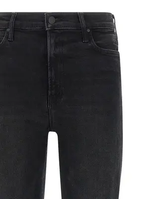 MOTHER The Kick It Jeans - Black
