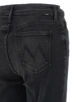 MOTHER The Kick It Jeans - Black