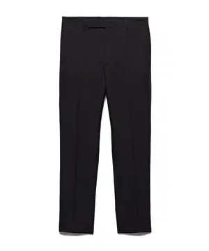 Prada Logo Detailed Tailored Trousers - Black