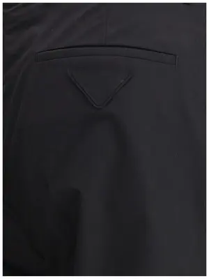 Prada Logo Detailed Tailored Trousers