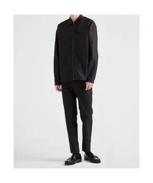 Prada Logo Detailed Tailored Trousers