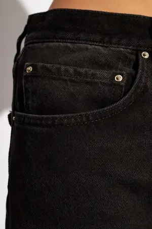 TOTEME High-rise Straight-leg Jeans - Black