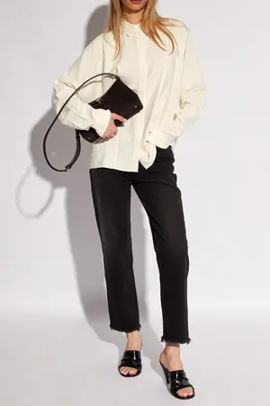 TOTEME High-rise Straight-leg Jeans - Black