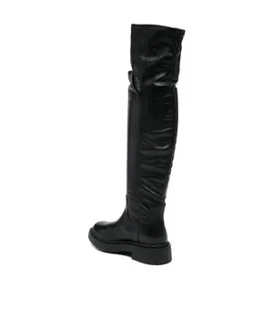 Ash Round Toe Boots