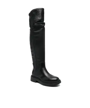 Ash Round Toe Boots
