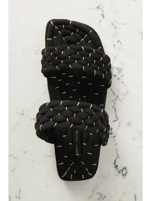 Dries Van Noten Woven Slides