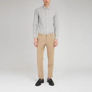 SALVATORE PICCOLO Striped Long-sleeved Shirt