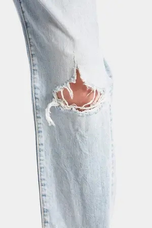 Dsquared2 Distressed Light Wash Jeans