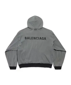 Balenciaga Zip-up Hooded Jacket