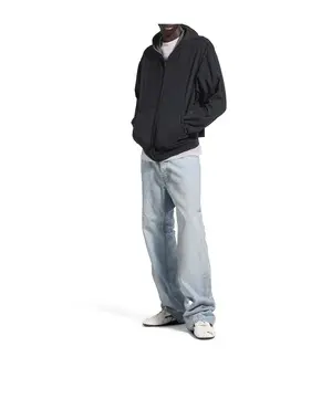 Balenciaga Zip-up Hooded Jacket