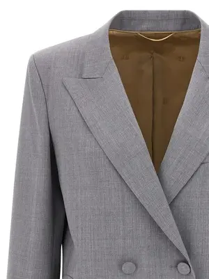 BLAZÉ MILANO Everynight Double-breasted Blazer - Grey