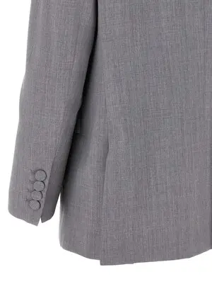 BLAZÉ MILANO Everynight Double-breasted Blazer - Grey