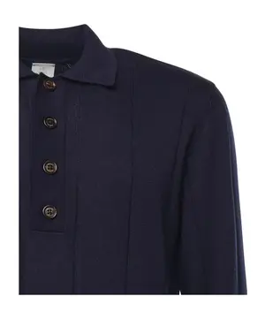 Eleventy Buttoned Knitwear With Long Sleeves - Black
