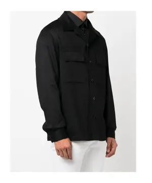 Zegna Shirt-style Casual Jacket - Black