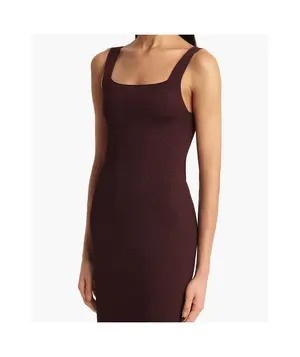 Khaite Dixi Midi Dress - Black