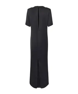 NINE MINUTES Sateen Half-sleeve Dress