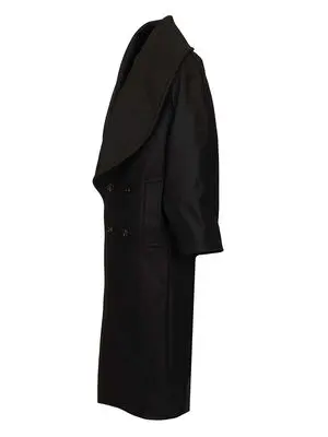 Bottega Veneta Double Breasted Felt Coat