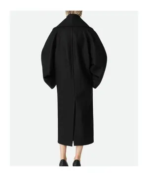 Bottega Veneta Double Breasted Felt Coat