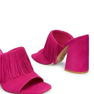 STUART WEITZMAN Tia Tassel High-heeled Sandals - Red