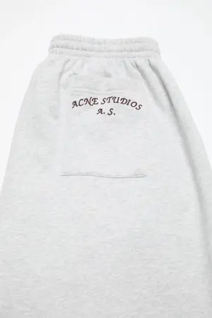 Acne Studios Embroidered Logo Wide-leg Sweatpants