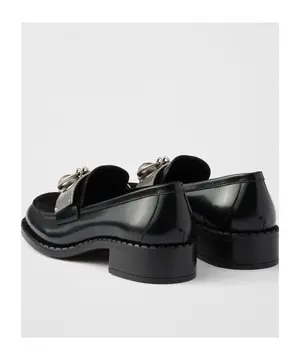 Prada Piercing Slip-on Loafers