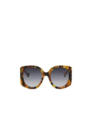 Gucci Gucci Oversized Frame Sunglasses Gray