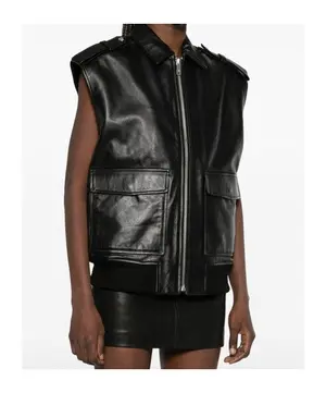 ANINE BING Sonnie Leather Vest