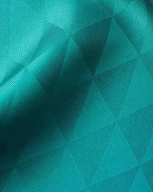 Prada Gradient Printed Scarf - Turquoise