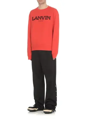 LANVIN Round-necked Sweater With Logo Detail