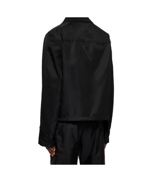 Prada Logo Plaque Long Sleeve Jacket